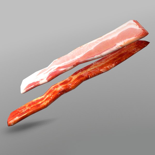 Bacon ready games 3D model - TurboSquid 1289374
