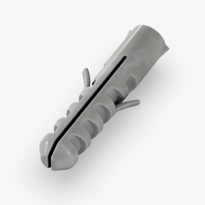 3D screw anchor rawlplug - TurboSquid 1289462