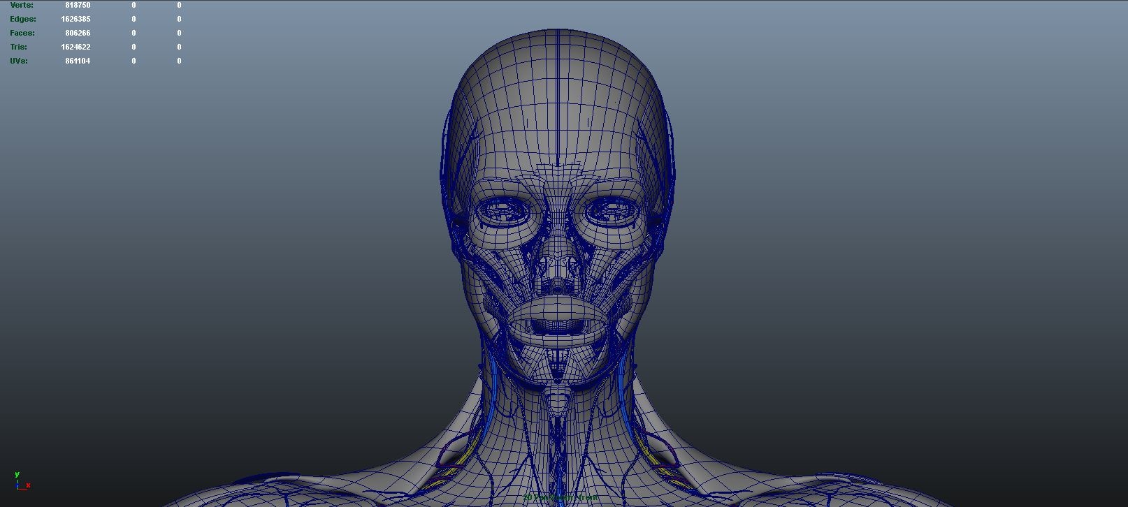 3D body natural skin muscles - TurboSquid 1289594