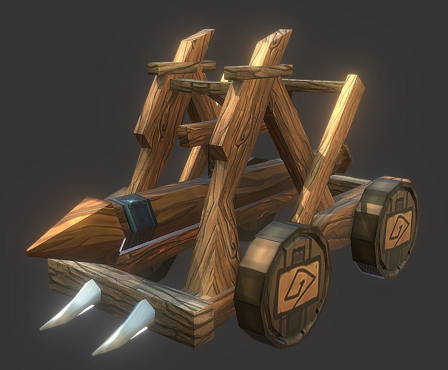 Battering ram 3D model - TurboSquid 1289725