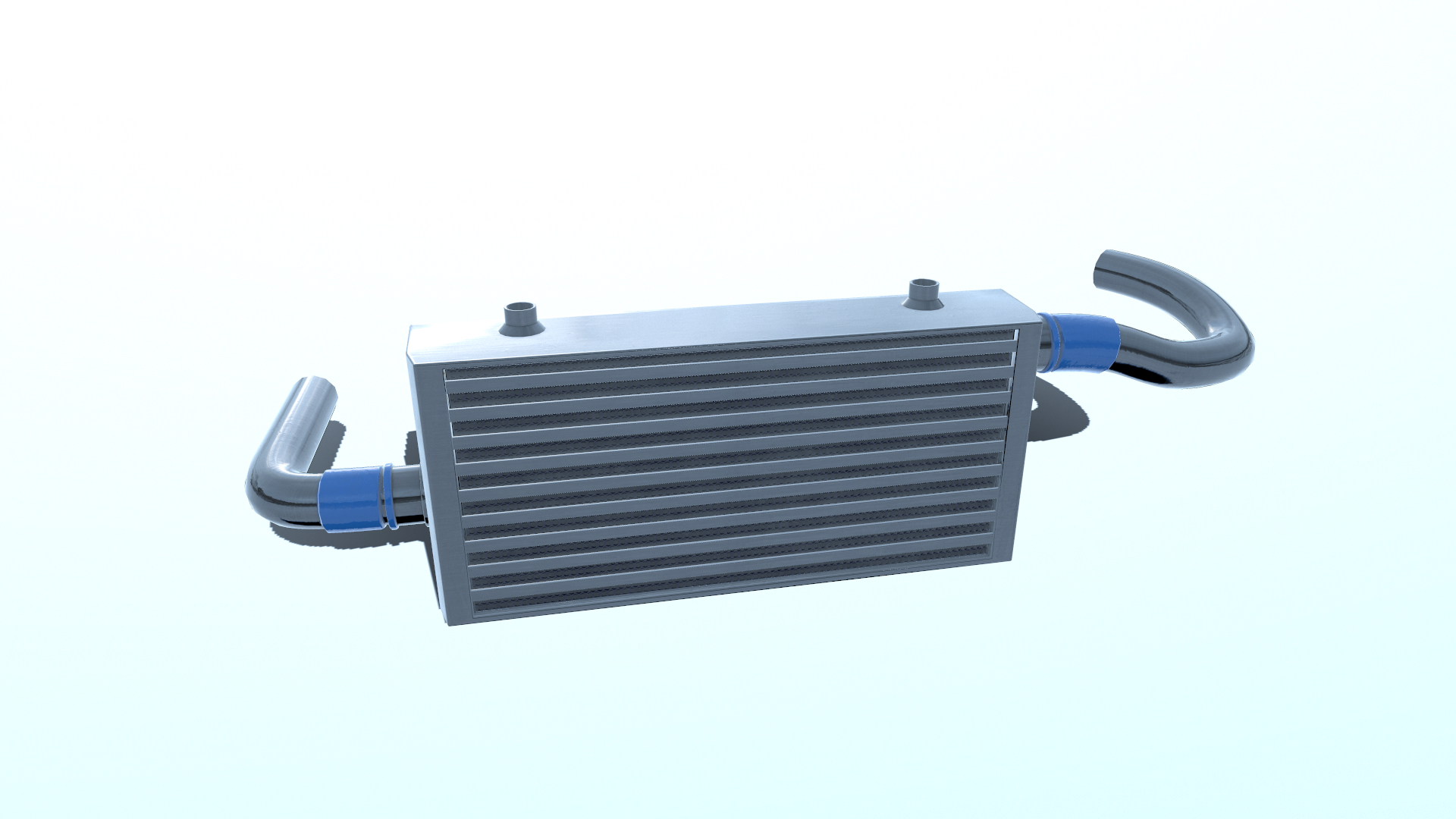3D cooler intercooler model - TurboSquid 1289852