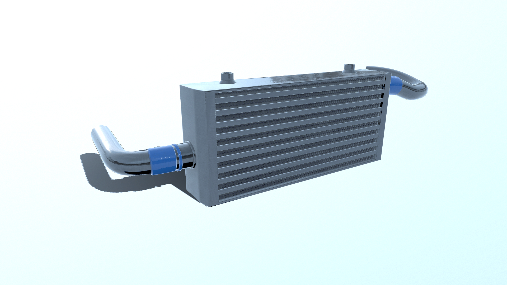3D cooler intercooler model - TurboSquid 1289852