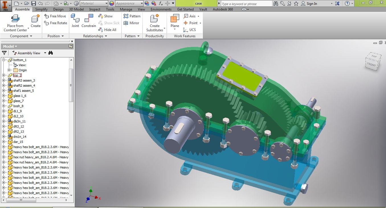 3D speed reducer gearbox - TurboSquid 1289899