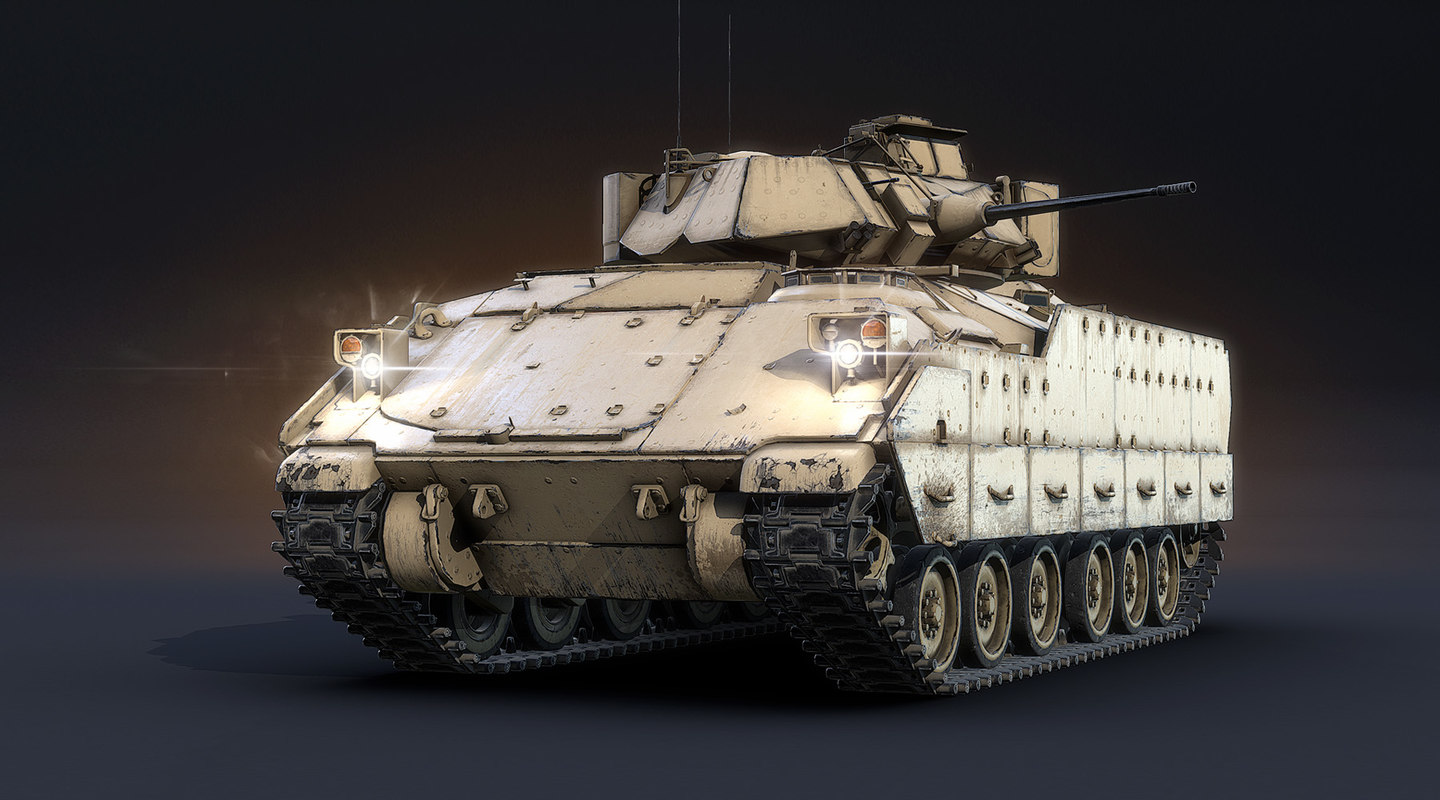 Low-poly m2a2 bradley 3D model - TurboSquid 1290109