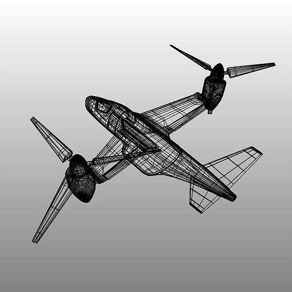 Aircraft concept vtol 3D model - TurboSquid 1290240