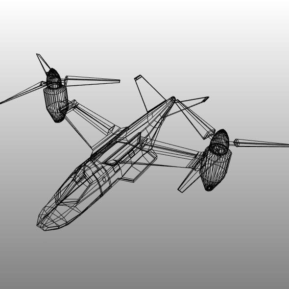 Aircraft concept vtol 3D model - TurboSquid 1290240