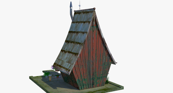 Fancy hut model - TurboSquid 1290243
