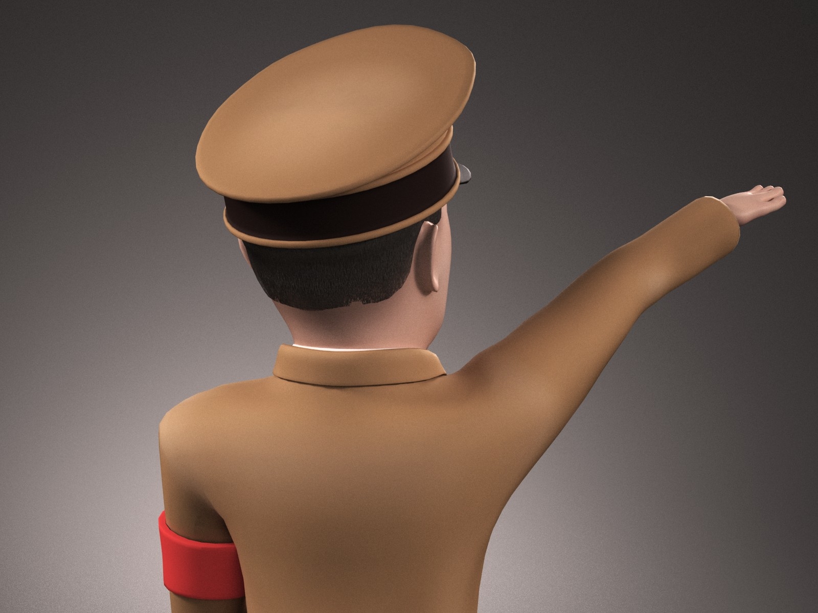 modelo 3d Adolf Hitler dibujos animados - TurboSquid 1290254