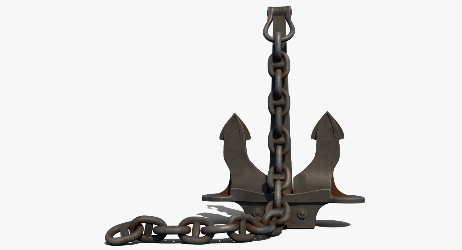 Union type anchor 3D - TurboSquid 1290269
