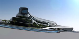 Sci-fi information board model - TurboSquid 1234177