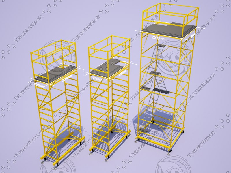 3D scaffolding pack - TurboSquid 1290307