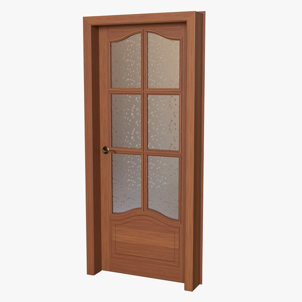 Realistic wooden door 3D - TurboSquid 1290313