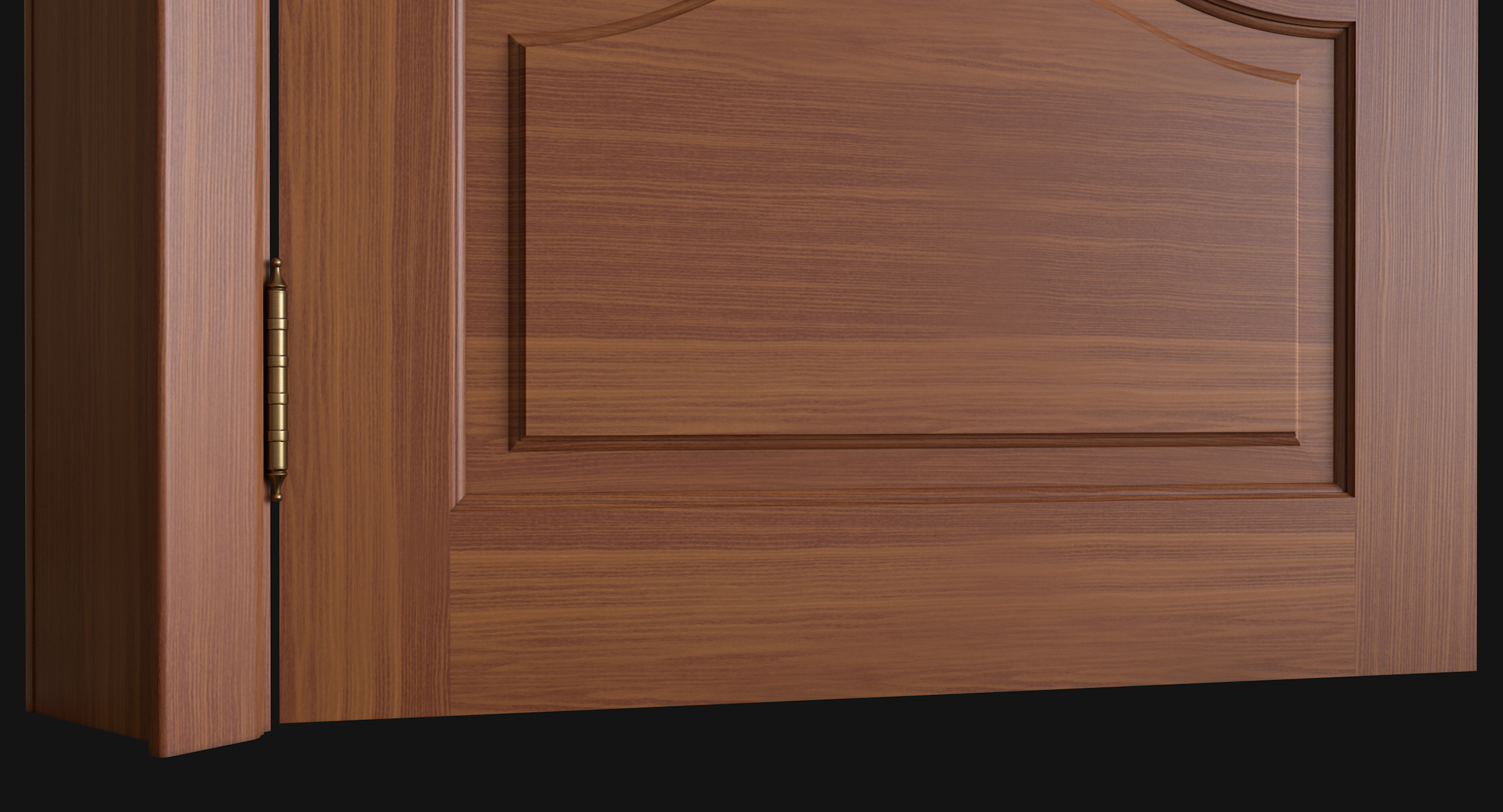 Realistic wooden door 3D - TurboSquid 1290313