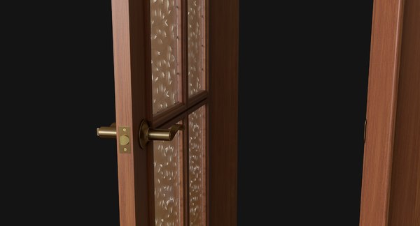 Realistic wooden door 3D - TurboSquid 1290313
