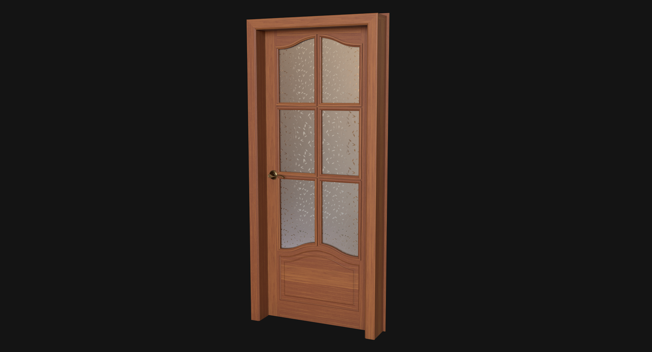 Realistic wooden door 3D - TurboSquid 1290313