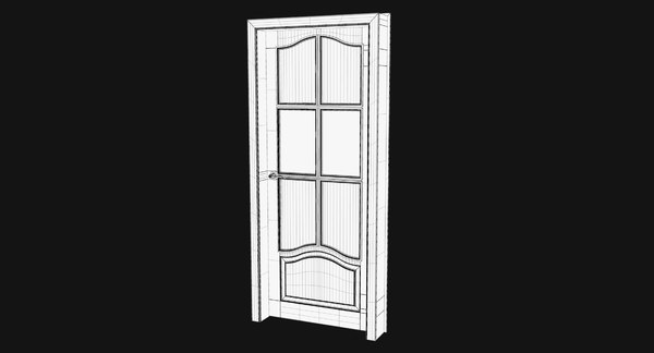 Realistic wooden door 3D - TurboSquid 1290313
