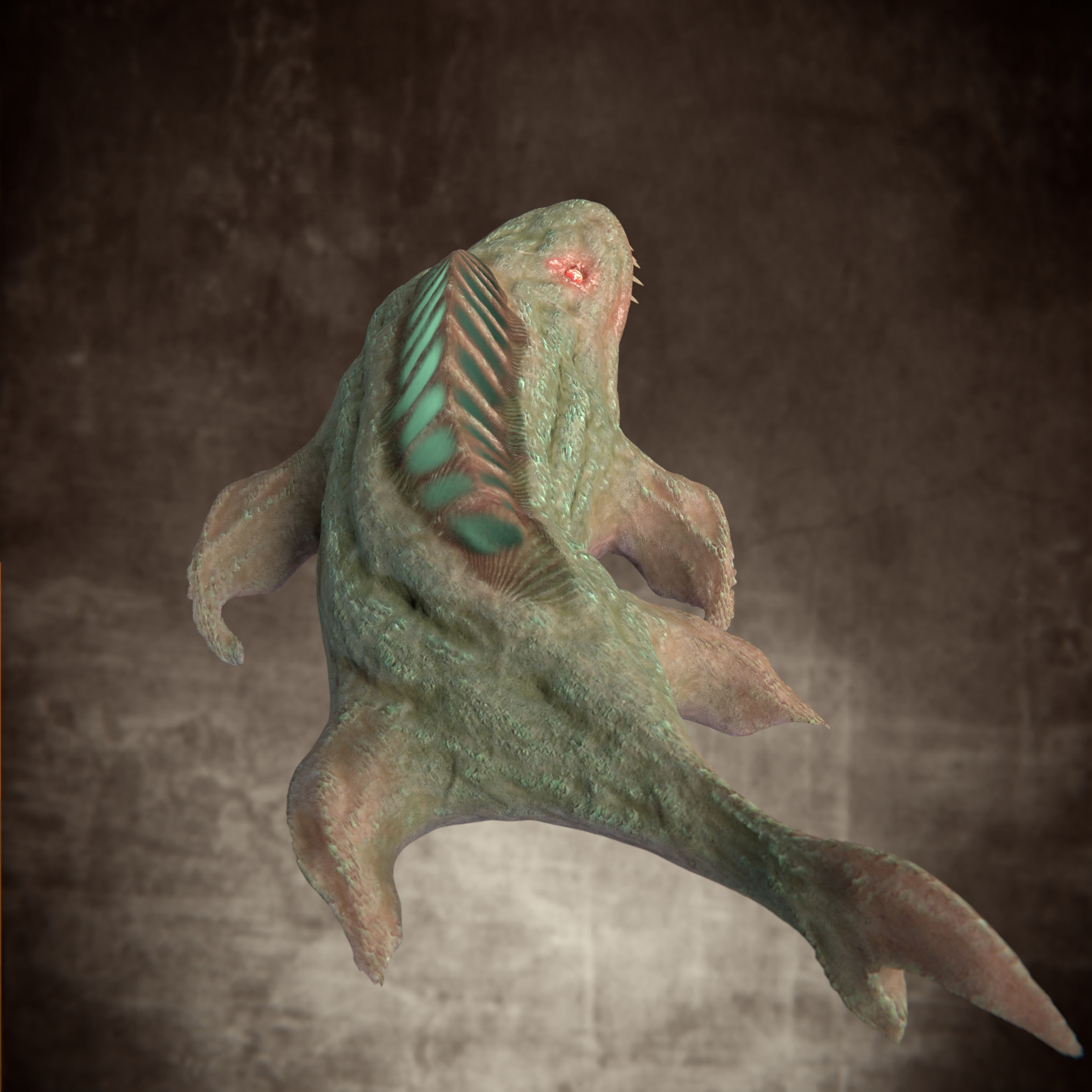 Monstro do Mar (Rigged) Modelo 3D - TurboSquid 1290392