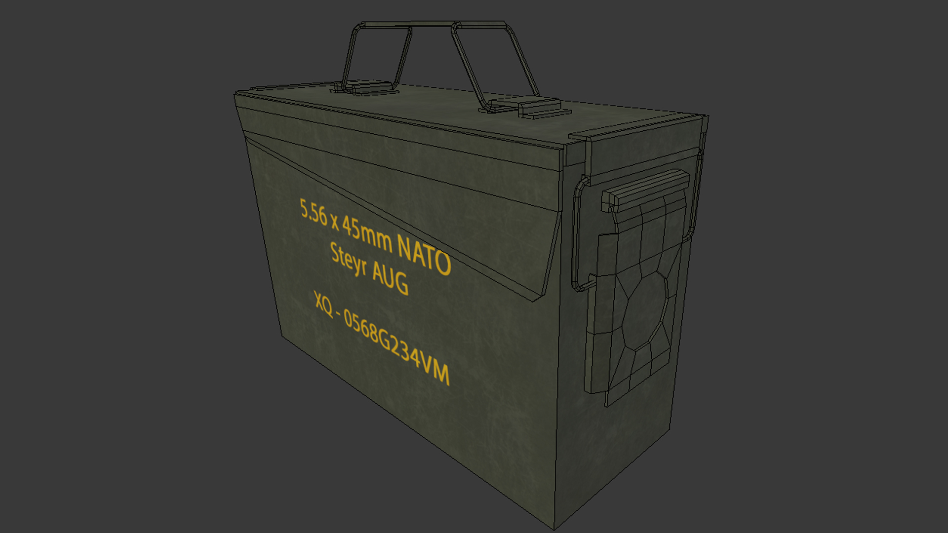 3D ammo box - ready model - TurboSquid 1290423