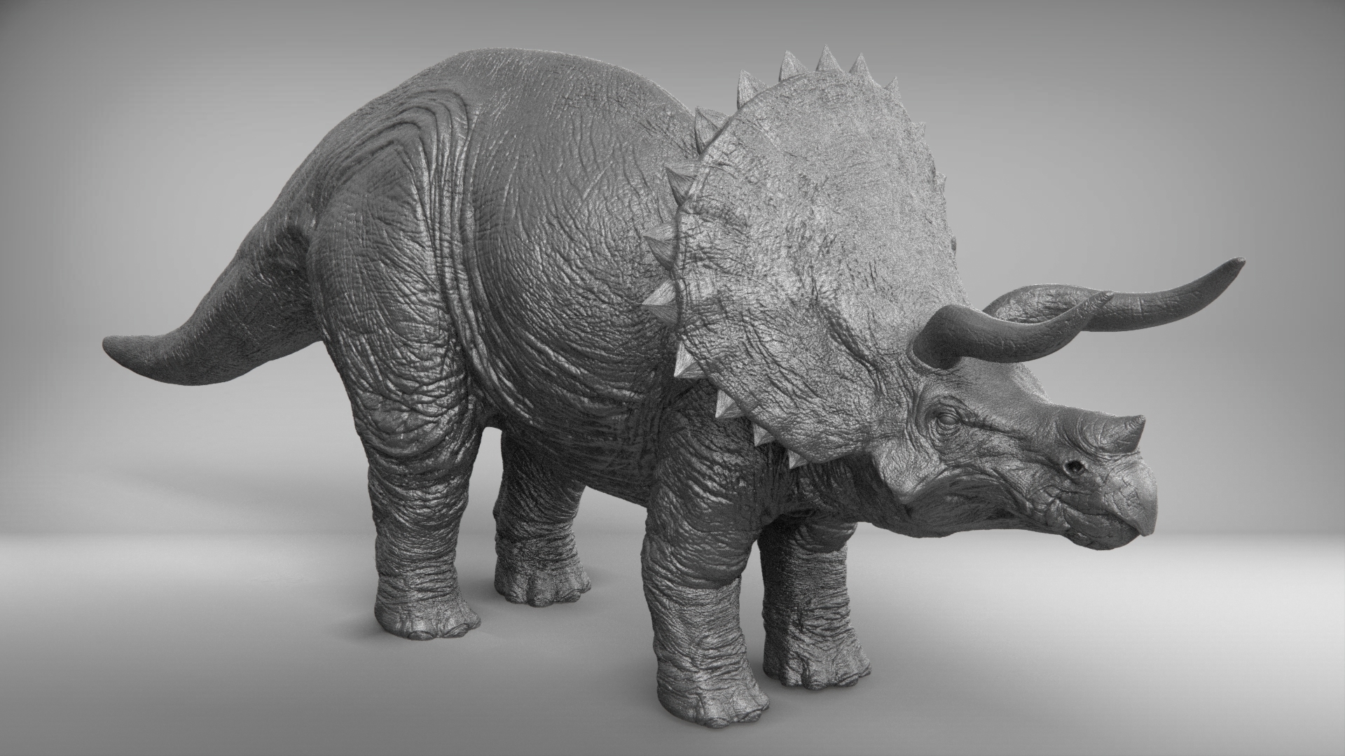 Triceratops ztl zbrush 3D model - TurboSquid 1290537