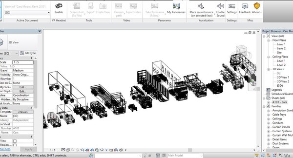modelo 3d 41 modelos de coches Revit 2015 - TurboSquid 1290720