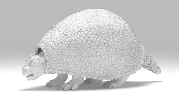 3D glyptodon extinct ice model - TurboSquid 1290761