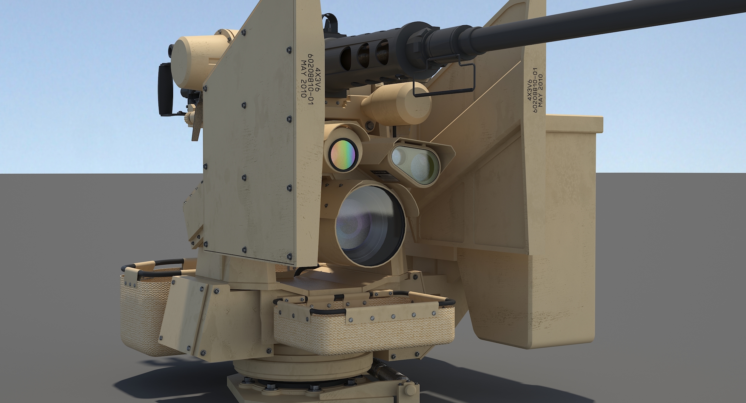 M153 CROWS II - M2勃朗宁（沙漠）3D模型 - TurboSquid 1290794