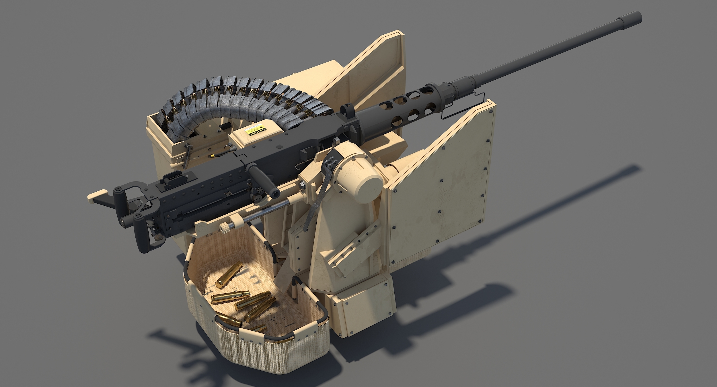 M153 CROWS II - M2勃朗宁（沙漠）3D模型 - TurboSquid 1290794