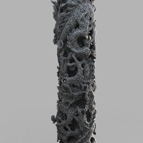 3D dragon column - TurboSquid 1290803