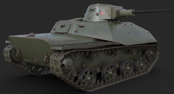 Tank t 40 soviet model - TurboSquid 1290882