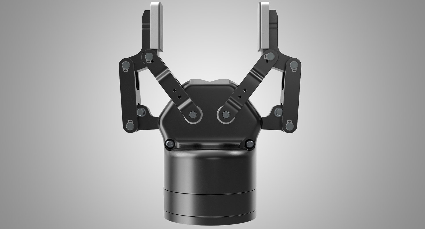 3D model rigged short parallel gripper - TurboSquid 1291182