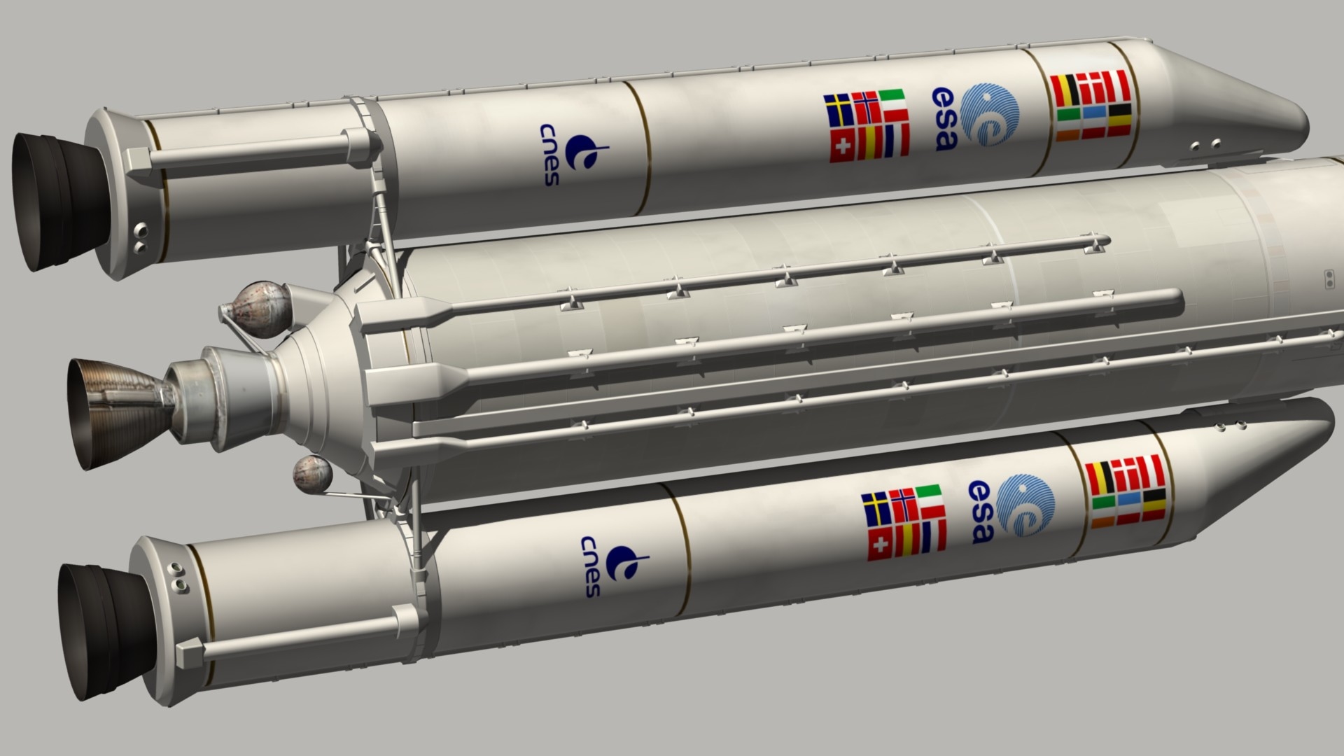 3D ariane 5 eca model - TurboSquid 1291328