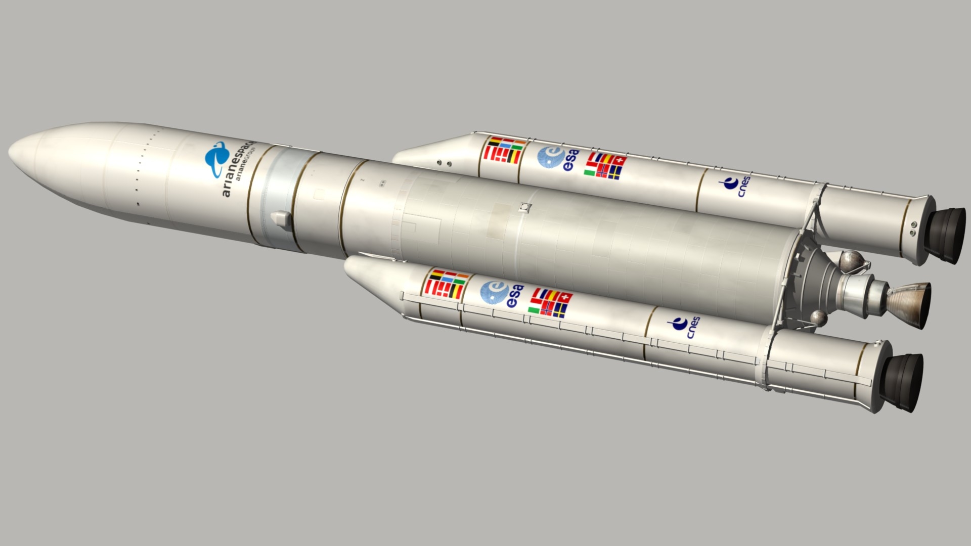 3D ariane 5 eca model - TurboSquid 1291328