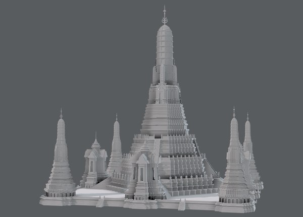 3d angkor wat model