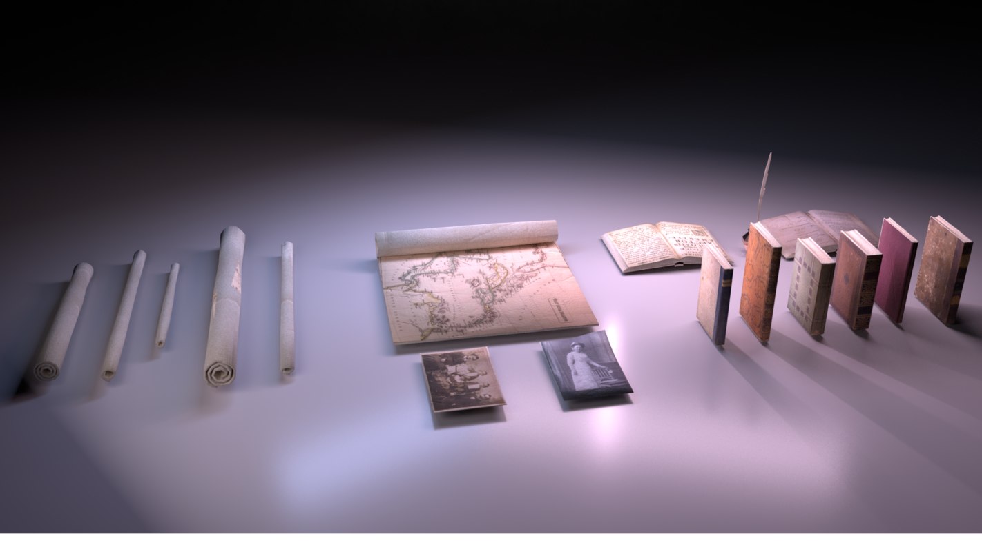 Papers books pack - 3D model - TurboSquid 1291405