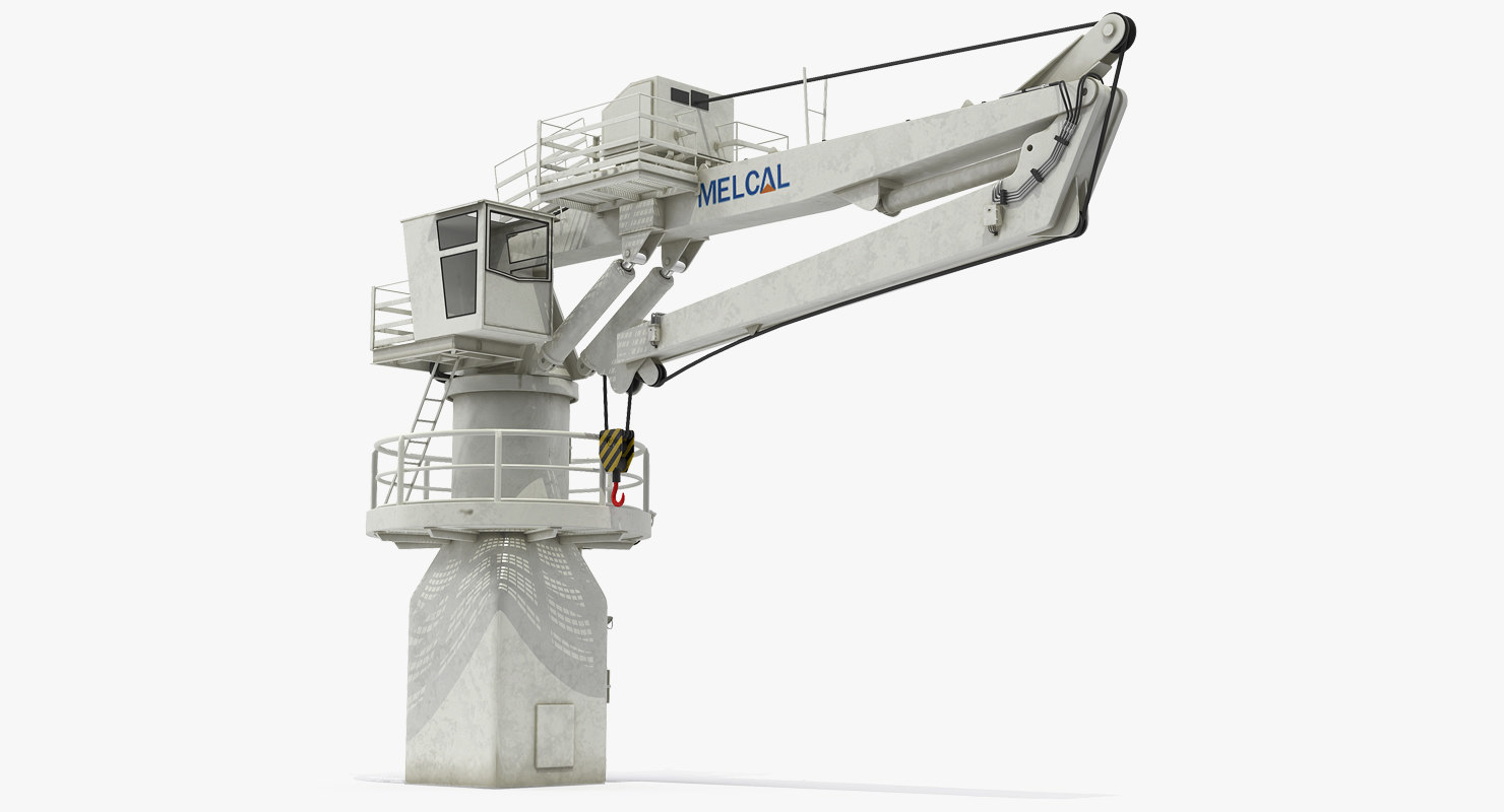 Crane ship 3D model - TurboSquid 1291421