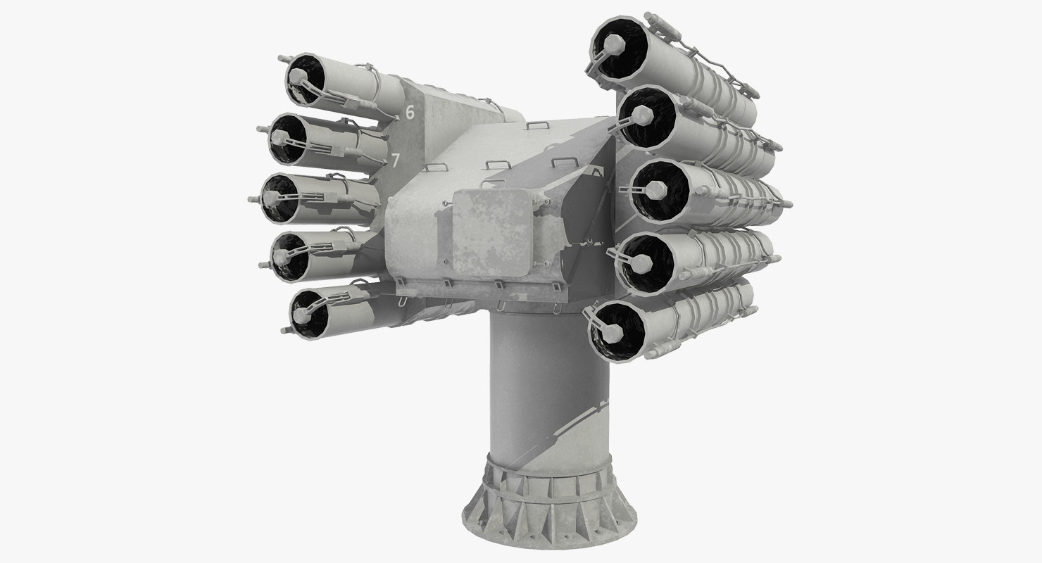 3D russian anti submarine weapon - TurboSquid 1291426