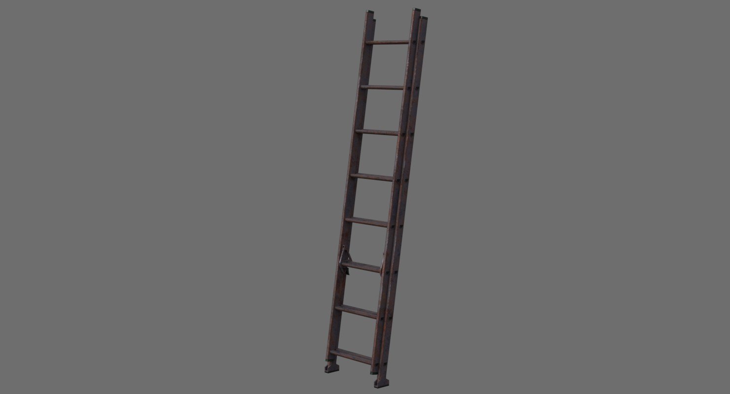 3D ladder 1c - TurboSquid 1291495