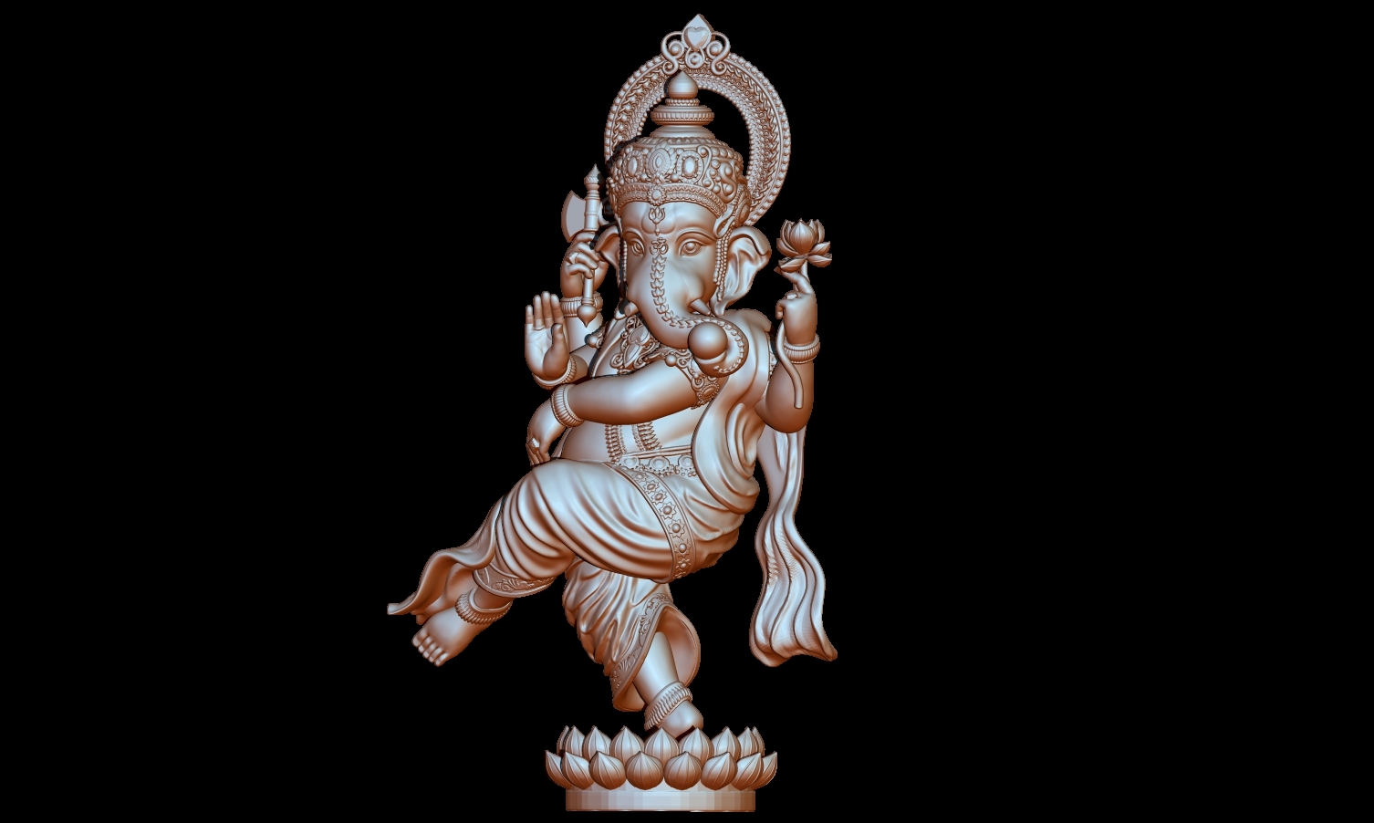 3D lord ganesha - TurboSquid 1291560