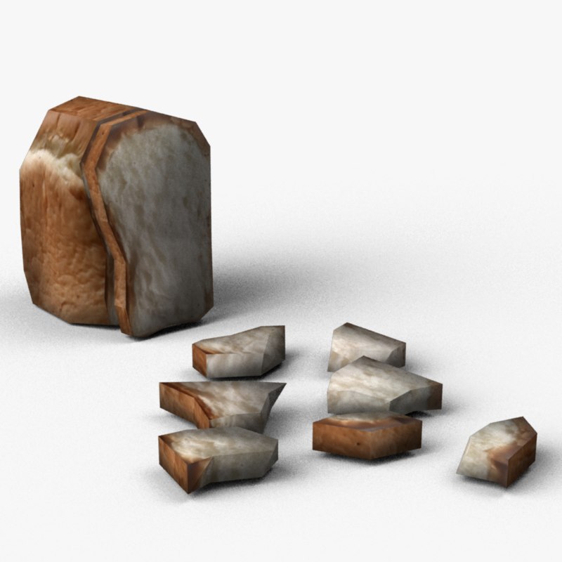 Free low-poly bread model - TurboSquid 1291677