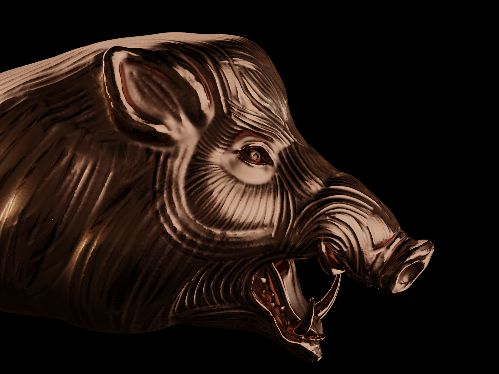 Hog 3D model - TurboSquid 1291734