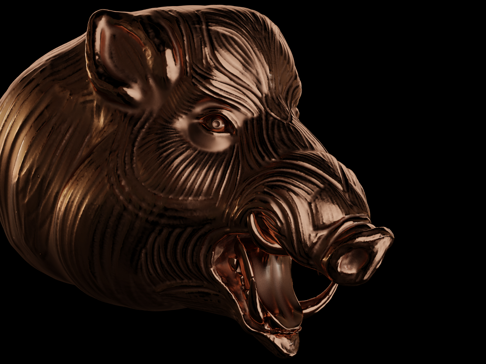 Hog 3D model - TurboSquid 1291734