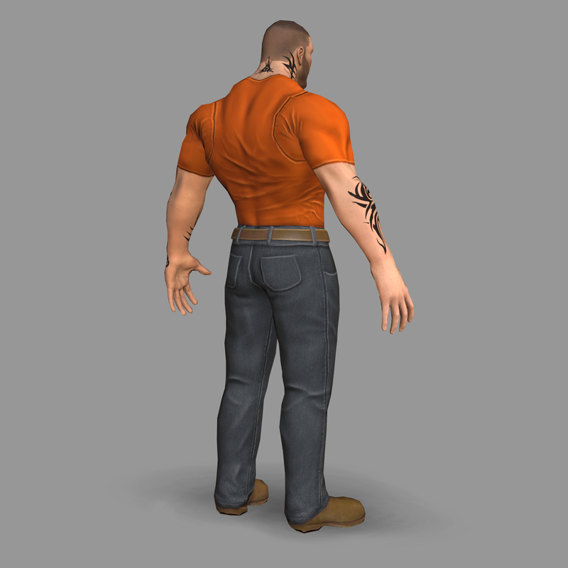 3D gangster gang model - TurboSquid 1291891