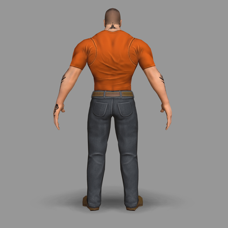 3D gangster gang model - TurboSquid 1291891