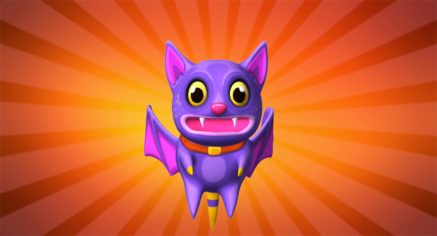 3D anime bat cat - TurboSquid 1291928