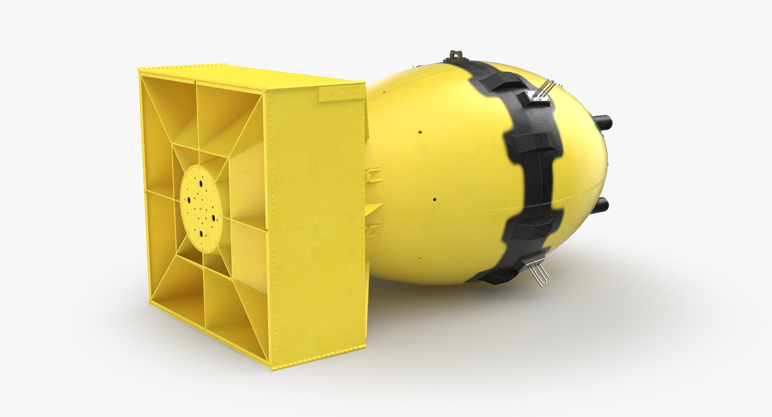 Fat man nuclear bomb 3D model - TurboSquid 1292041