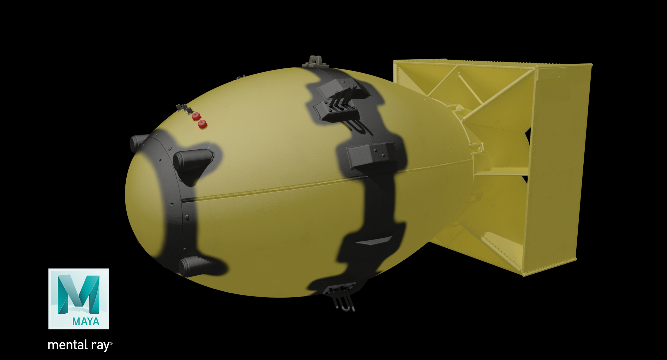 Kolekcja bomby atomowej Fat Man Model 3D - TurboSquid 1292083