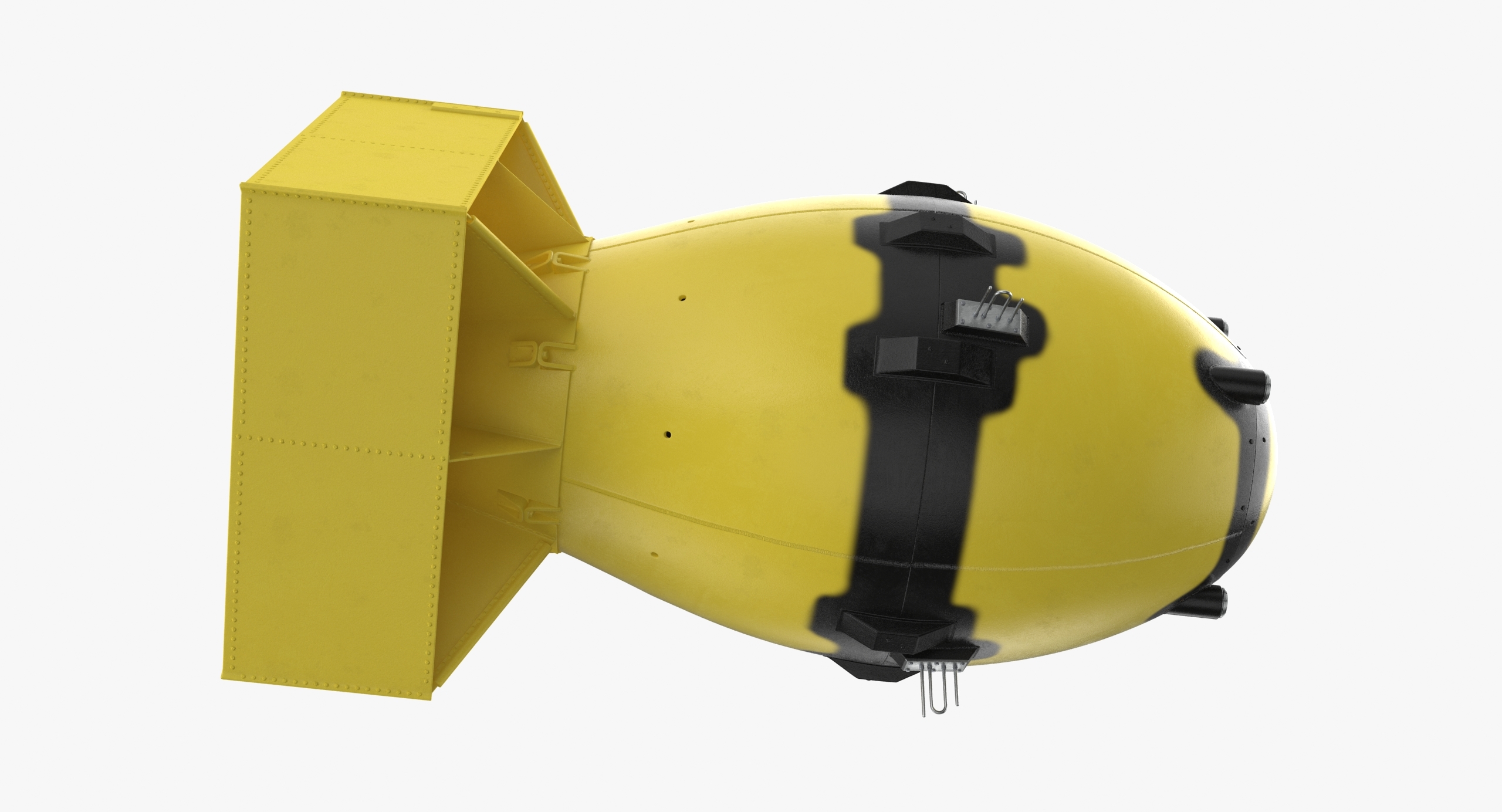 Fat man nuclear bomb 3D model - TurboSquid 1292083