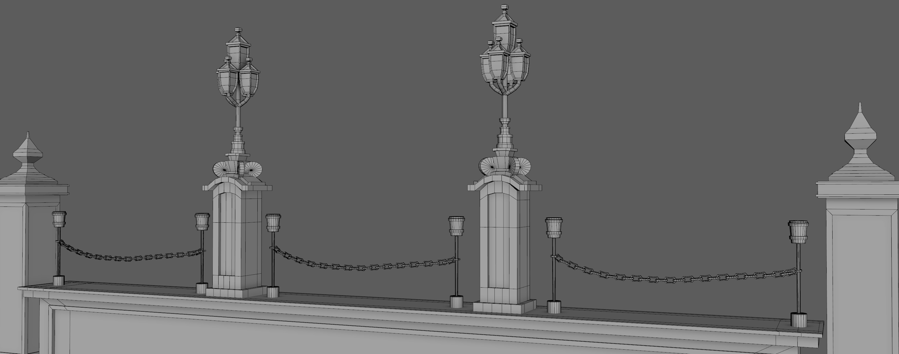 3D модель Ограждение Fantasy Fence - TurboSquid 1292100