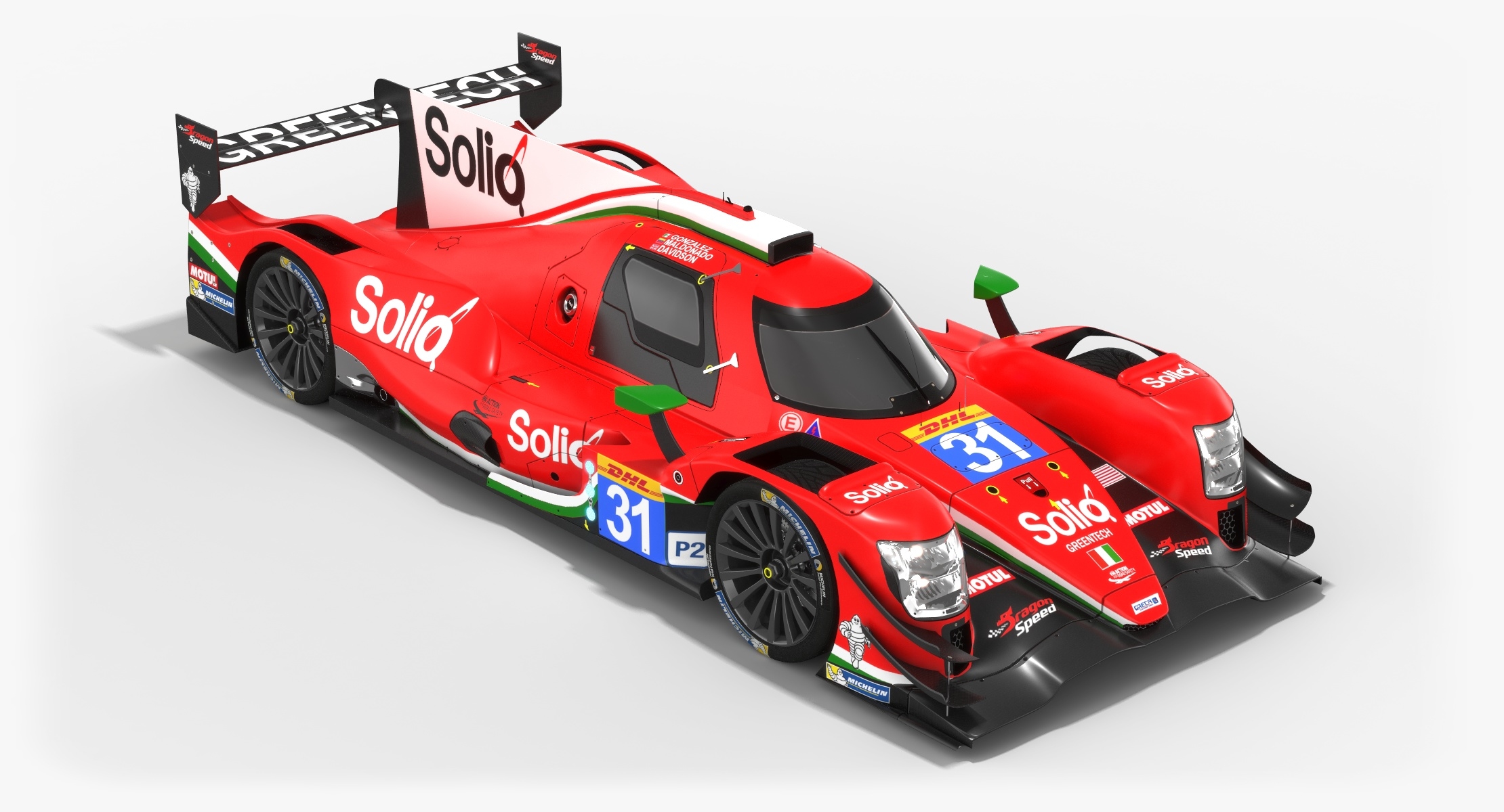 Dragonspeed oreca 07 lmp2 model - TurboSquid 1292102