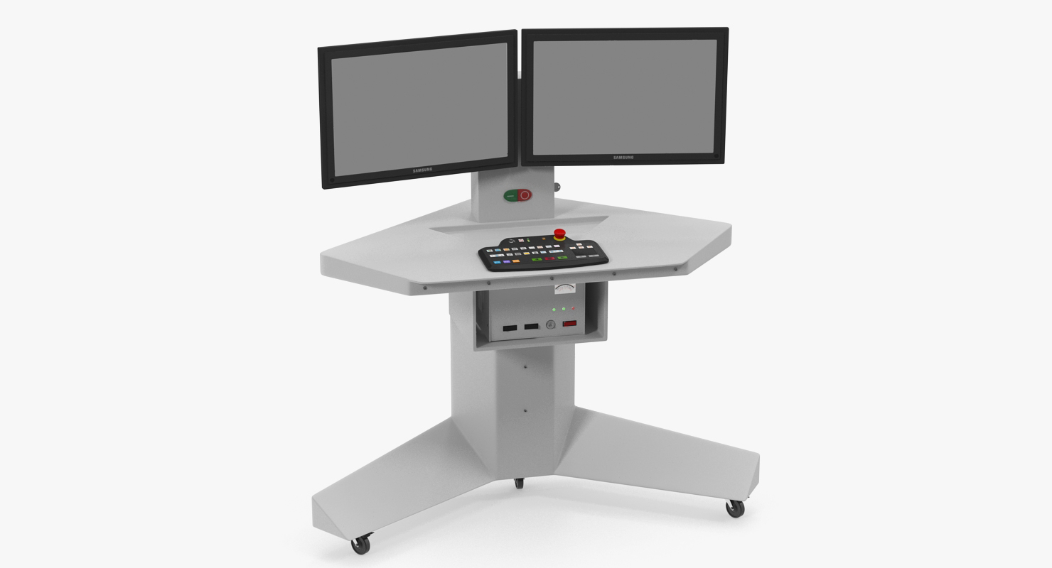 Mobile control panel table model - TurboSquid 1292117